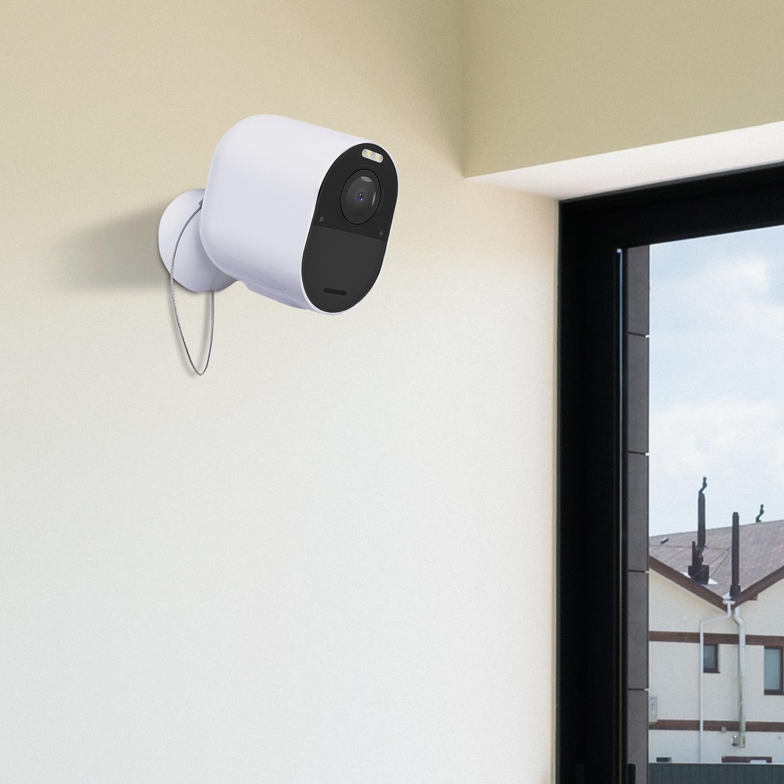 Baaletc Anti-Theft Security Chain for Google Nest Cam Outdoor/Indoor, Durable Security Chain Nest Cam Mount for Google Nest Cam Lock Accessories