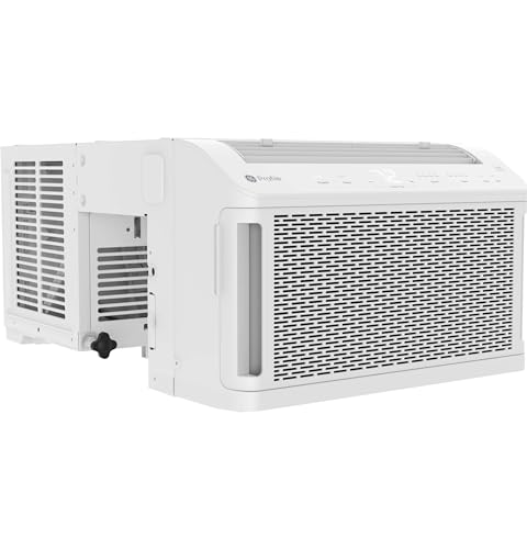 GE Profile ClearView Window Air Conditioner 8,300 BTU, WiFi Enabled, Ultra Quiet for Medium Rooms + GE Profile Air Purifier | Removes Allergens, Odors & Other Impurities Bundle