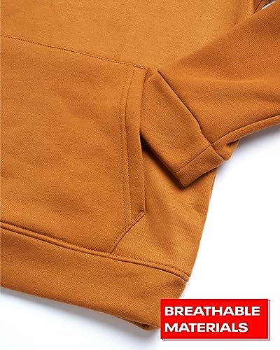Reebok Boys' Jogger Set - 2 Piece Active Fleece Long Sleeve Hoodie Sweatshirt and Jogger Sweatpants for Boys (Sizes: 4-10), Size 8, Meerkat