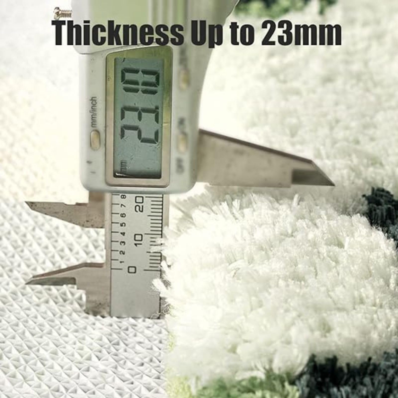 Green Moss Rug 3D Floral Moss Carpet,Runner Rugs for Bedroom with Rubber Backing, Washable Bathroom Runner Rug, Super Soft Plush Non Slip Long Rug, Aesthetic Rug -32x79in