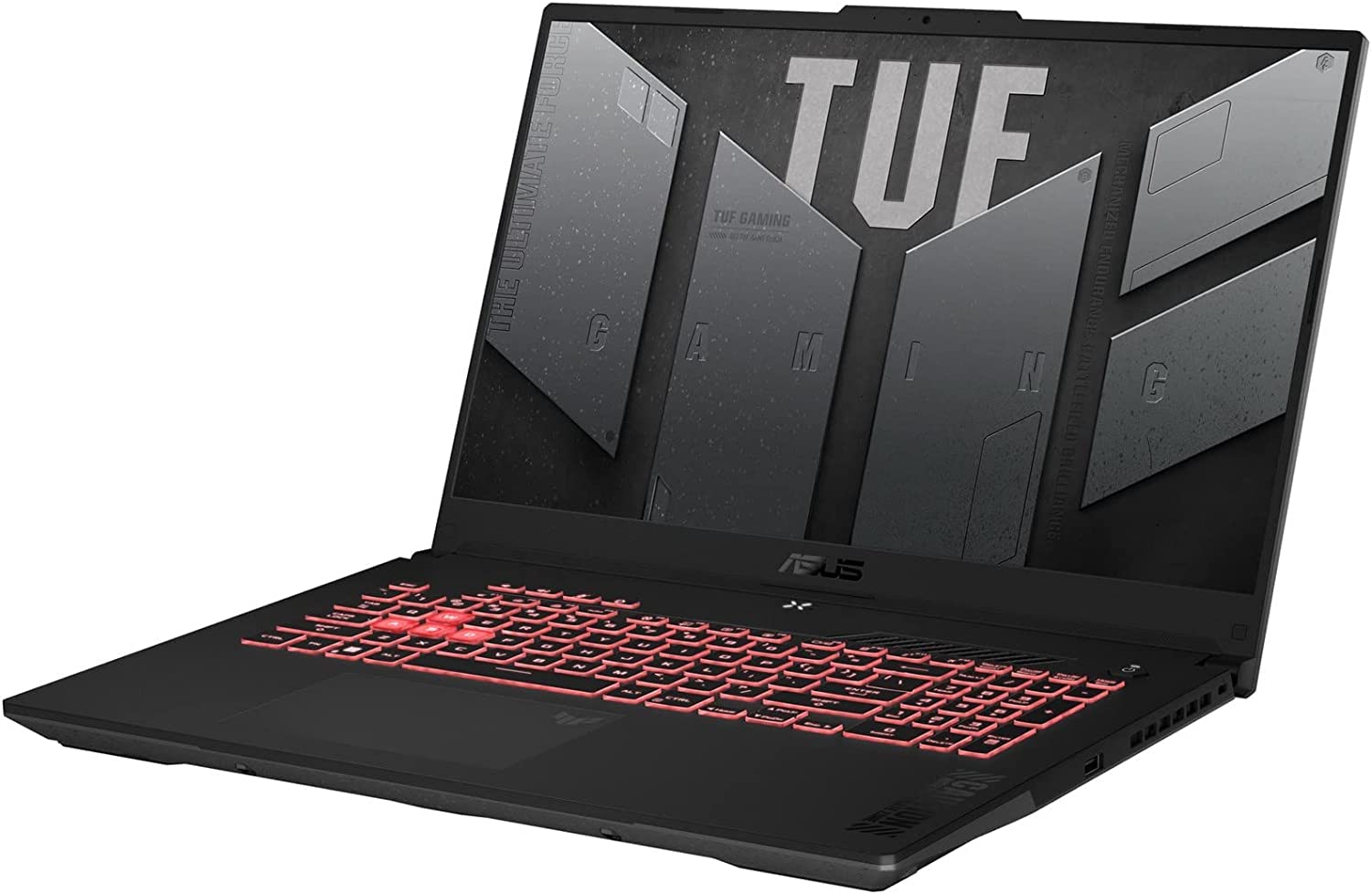 ASUS 2023 Gaming Laptop TUF AMD Ryzen 7 7735HS 8-Core NVIDIA Geforce RTX 4050 6 GB 64 GB DDR5 2 TB SSD 17.3" 1920x1080 144 Hz Win10 Home WiFi 6 Bluetooth 5.3 Backlit Keyboard 720p HD Camera