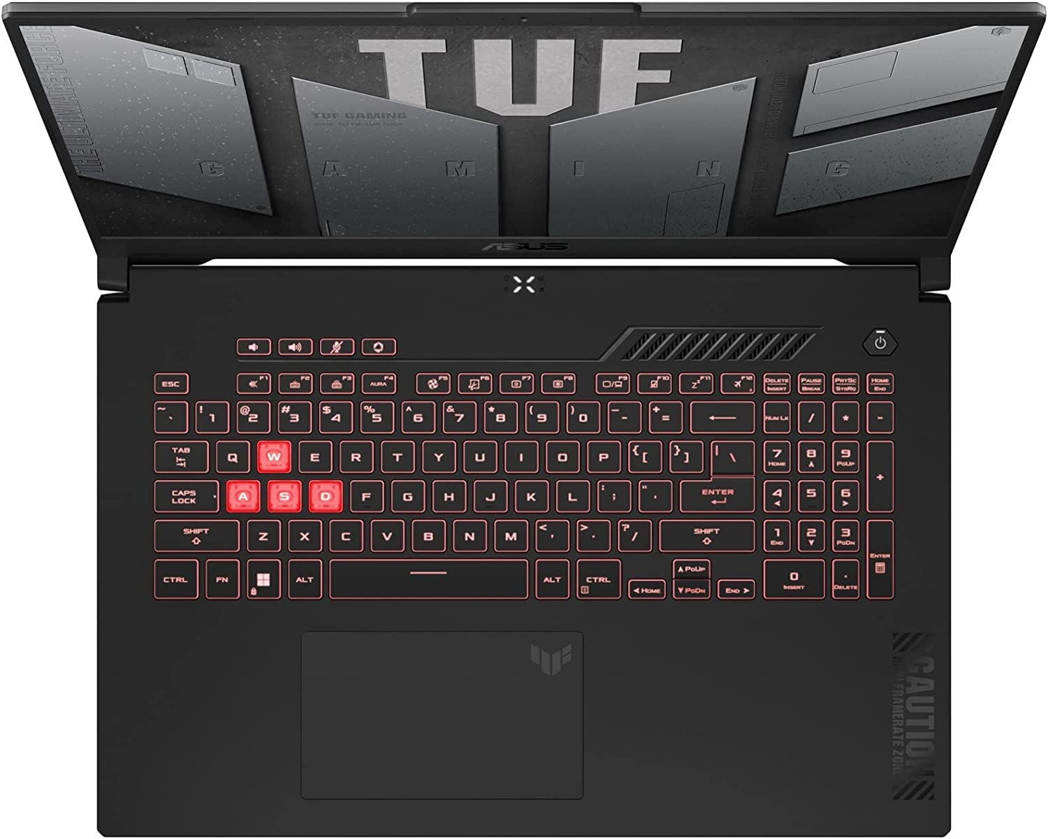 ASUS 2023 Gaming Laptop TUF AMD Ryzen 7 7735HS 8-Core NVIDIA Geforce RTX 4050 6 GB 64 GB DDR5 2 TB SSD 17.3" 1920x1080 144 Hz Win10 Home WiFi 6 Bluetooth 5.3 Backlit Keyboard 720p HD Camera