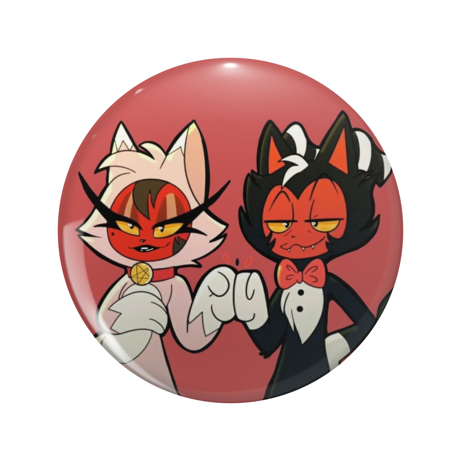 Helluva Boss Millie And Moxxie Cat Lapel Pin Cute Brooch Pins Badges