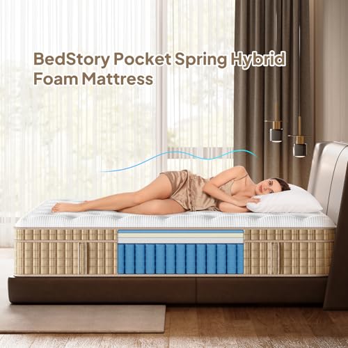 BedStory 13 Inch Queen Spring Mattress Medium Firm