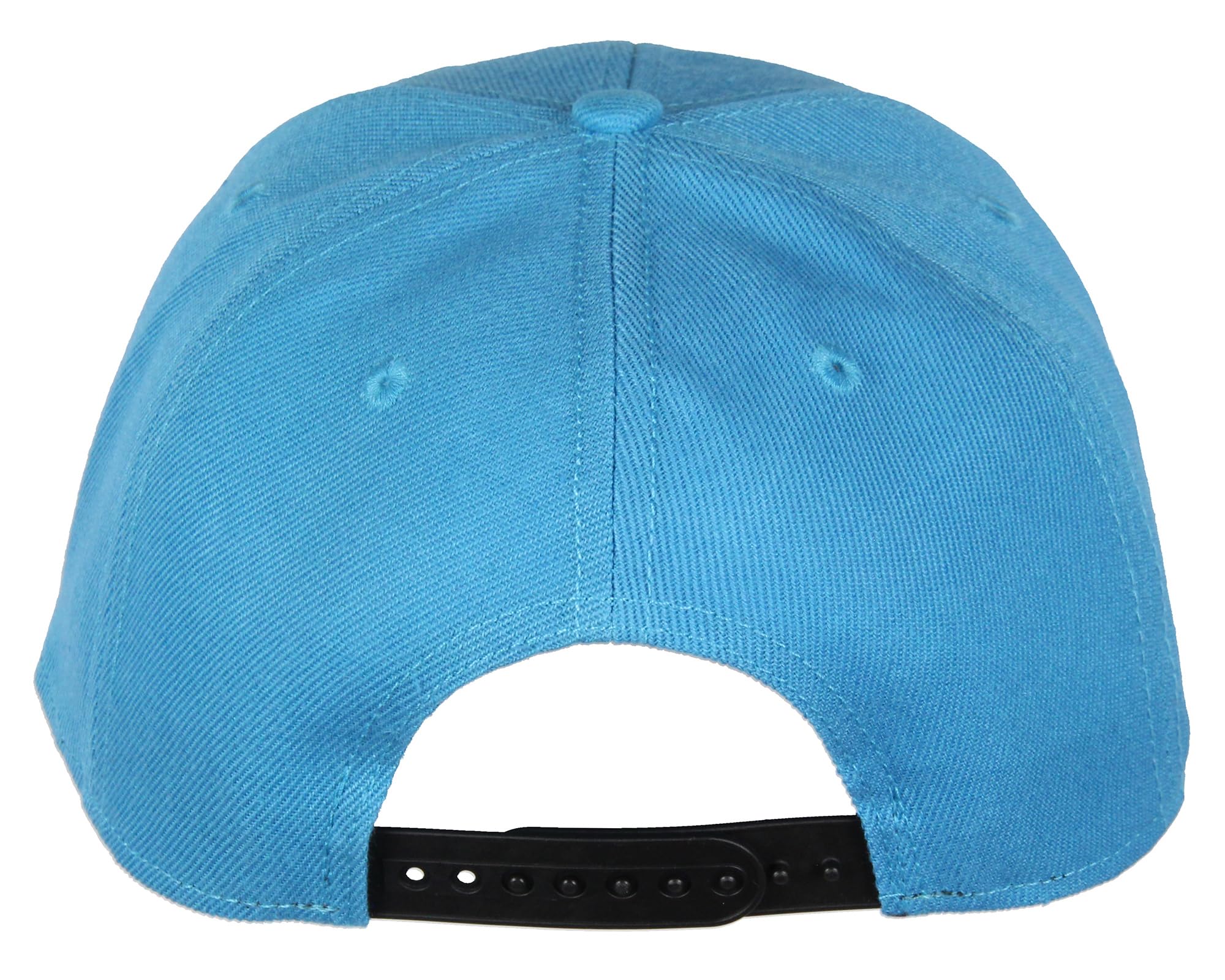 Sesame Street Cookie Monster Mens' Snapback Hat Adult Precurve Adjustable Cap | Perfect for Everyday Wear Blue