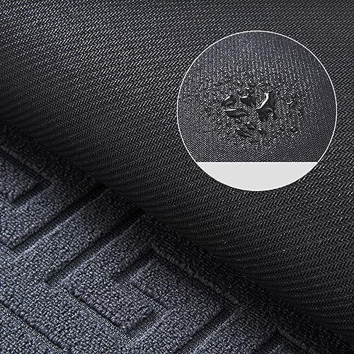 GIBZ Absorbent Kitchen Mat Anti Fatigue & Non Slip Floor Rug Cushioned Runner for Home Sink Entryway, Red, 40×60cm