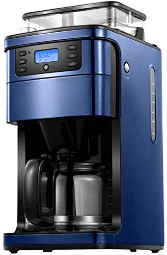 ROLTIN Coffee Machine Coffee Maker 2-12 Cup Programmable Coffee Machine with APP Control Pot Drip Coffee Maker with Timer And Thermal Pot Permanent Filter Coffee Maker Blue