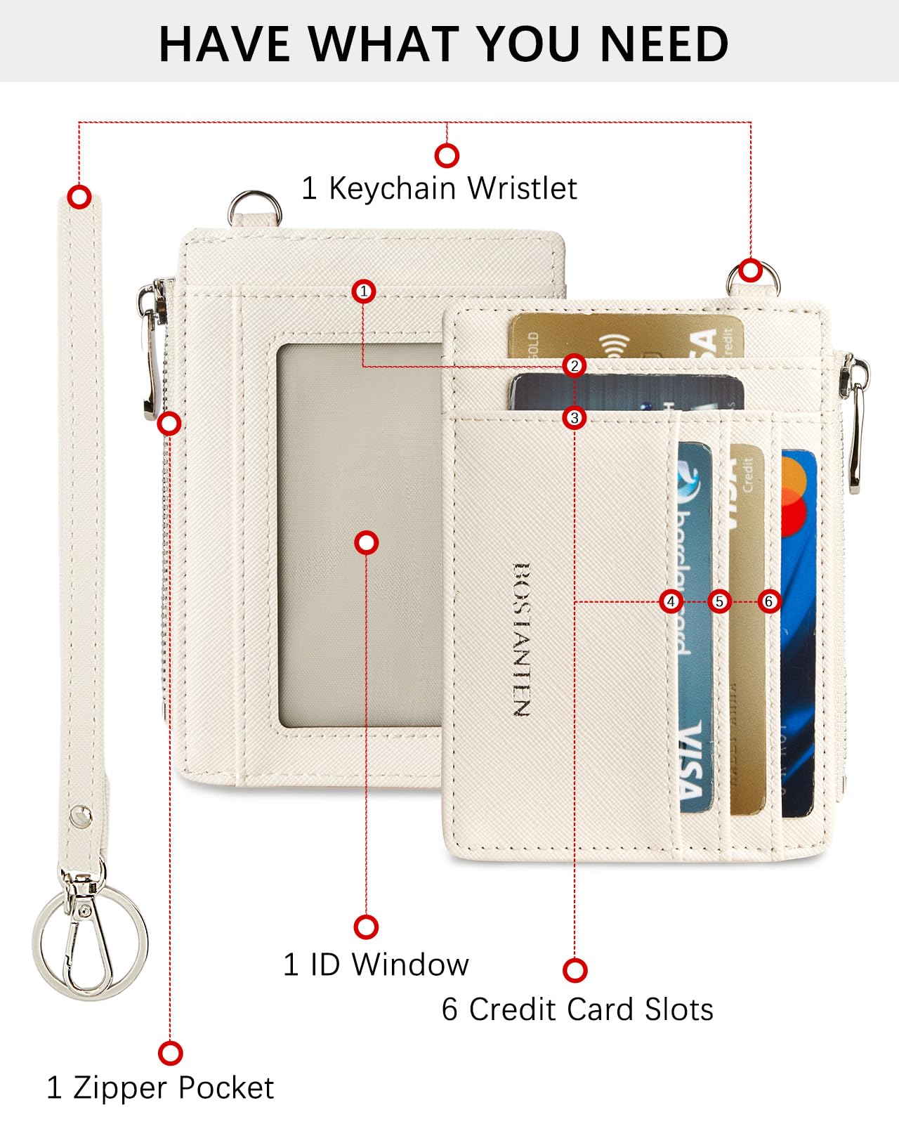 BOSTANTEN Small Wallet For Women & Backpack for women