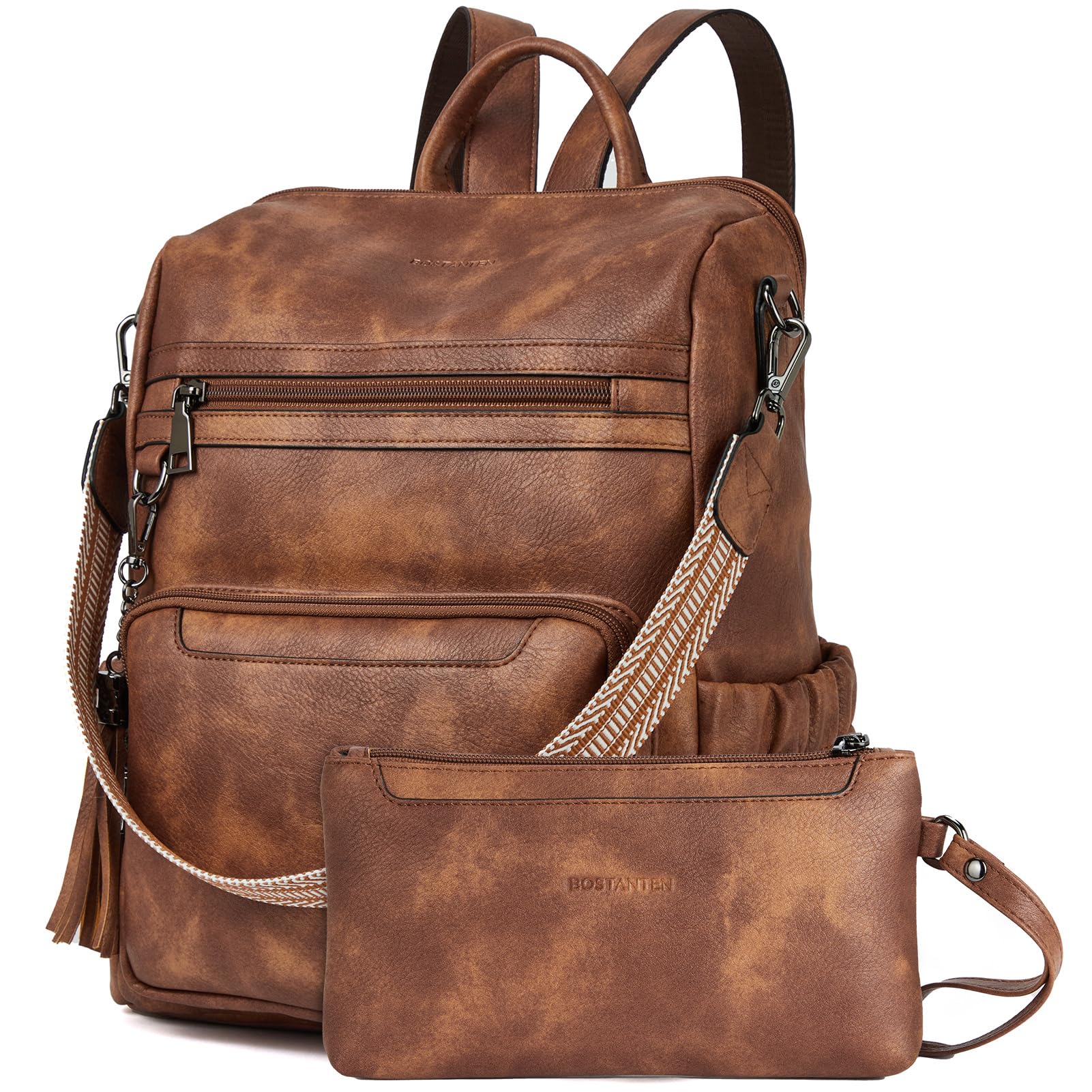 BOSTANTEN Small Wallet For Women & Backpack for women