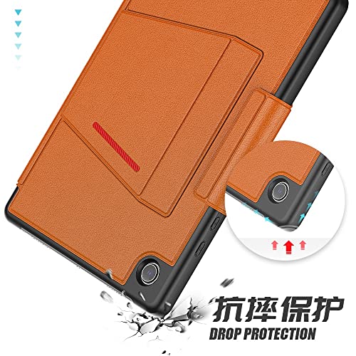 Tablet PC Case Magnetic Smart Cover Case Compatible with Samsung Galaxy Tab A8 10.5-Inch 2021/2022 (SM-X200/X205), Shockproof Protective Case with Auto Sleep/Wake PU Leather Case, Multi-angle Stand Ta