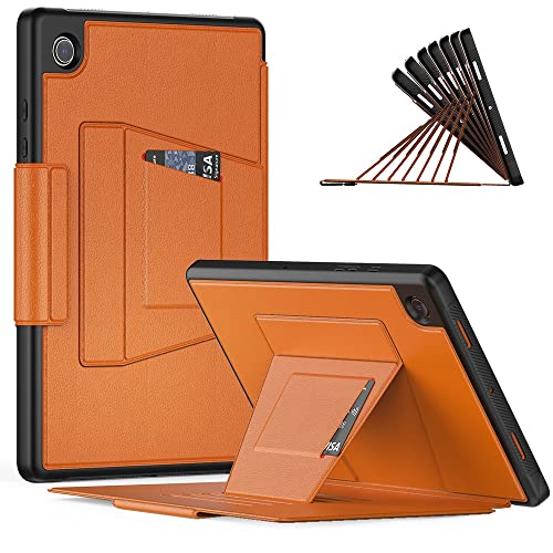 Tablet PC Case Magnetic Smart Cover Case Compatible with Samsung Galaxy Tab A8 10.5-Inch 2021/2022 (SM-X200/X205), Shockproof Protective Case with Auto Sleep/Wake PU Leather Case, Multi-angle Stand Ta