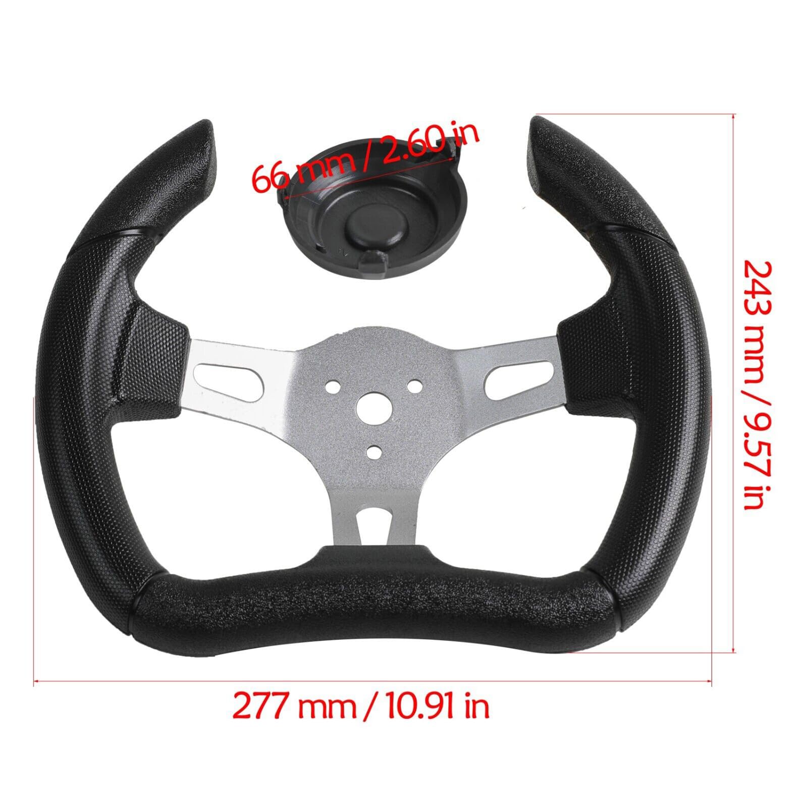 91.SCS 𝐒𝐭𝐞𝐞𝐫𝐢𝐧𝐠 𝐒𝐡𝐚𝐟𝐭 Wheel Assembly Tie Rod Rack Shaft Kit Fit Go Kart Drift Trike ATV Buggy