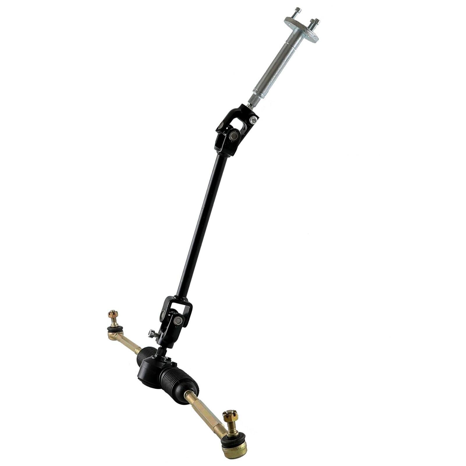 91.SCS 𝐒𝐭𝐞𝐞𝐫𝐢𝐧𝐠 𝐒𝐡𝐚𝐟𝐭 Wheel Assembly Tie Rod Rack Shaft Kit Fit Go Kart Drift Trike ATV Buggy
