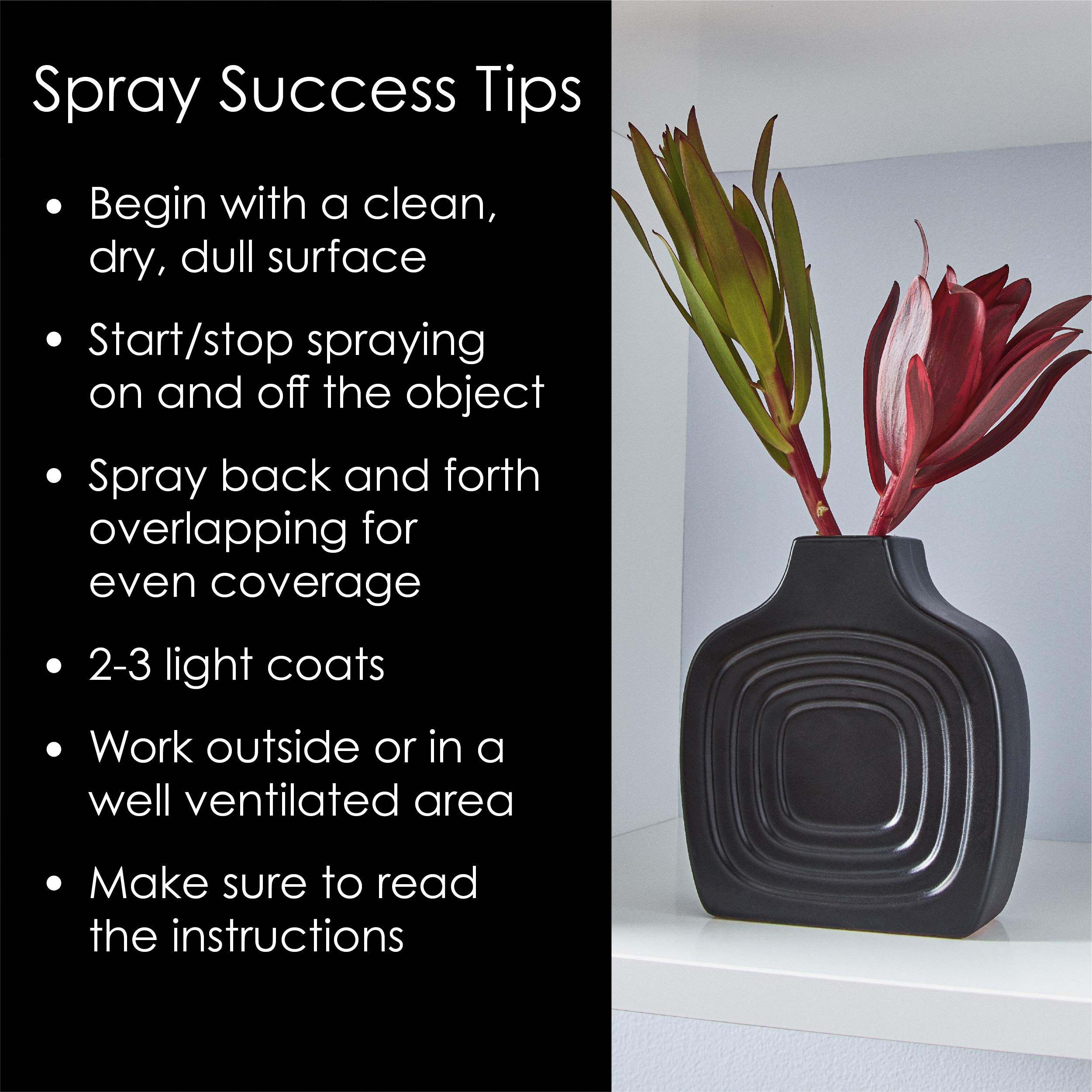 Krylon K02702007 Fusion All-In-One Spray Paint for Indoor/Outdoor Use, Gloss Black, 12 Ounce (Pack of 2)