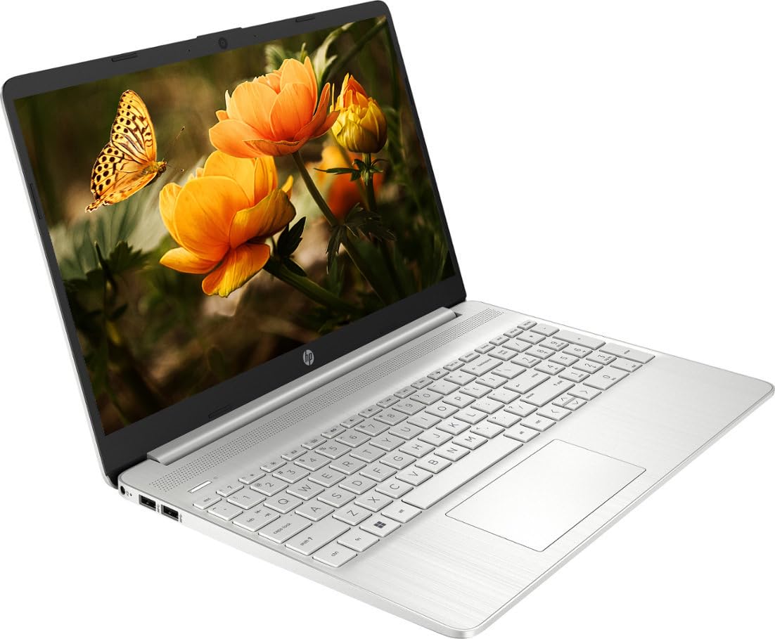 HP 2023 15'' FHD IPS Touchscreen Laptop, Intel 11th Gen i3 Processor Up to 4.10GHz, 12GB RAM, 256GB SSD, Fingerprint Reader, Super-Fast WiFi, Windows 11, Arctic Silver Color (Renewed)