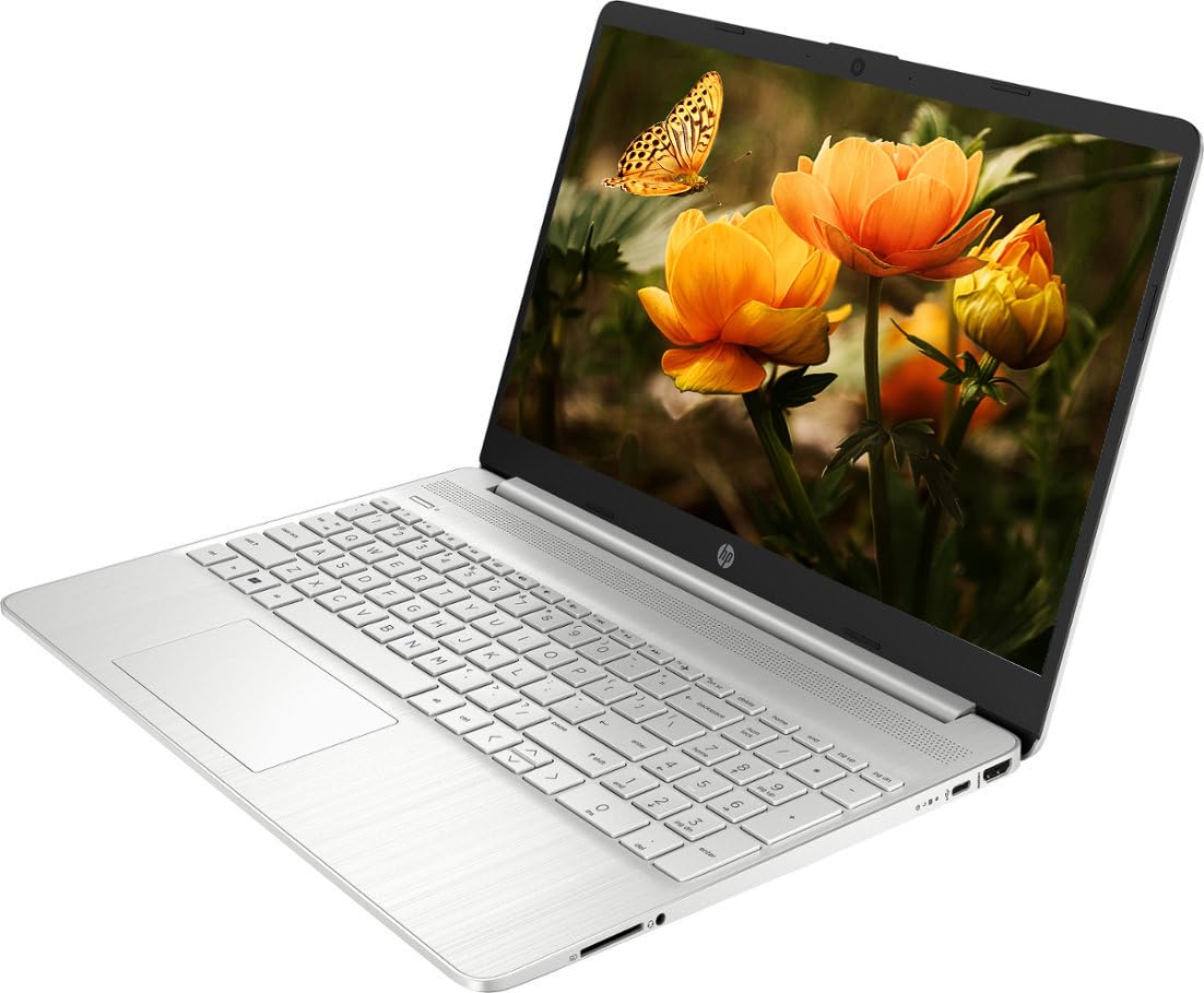 HP 2023 15'' FHD IPS Touchscreen Laptop, Intel 11th Gen i3 Processor Up to 4.10GHz, 12GB RAM, 256GB SSD, Fingerprint Reader, Super-Fast WiFi, Windows 11, Arctic Silver Color (Renewed)