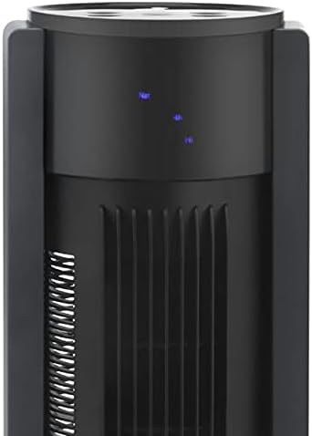 BETTER HOMES & GARDENS BHS2803696710BR 40" 5 Speed Tower Fan Internal Oscillation (Black) (Renewed)