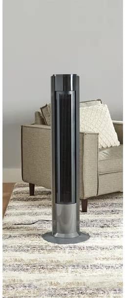 BETTER HOMES & GARDENS BHS2803696710BR 40" 5 Speed Tower Fan Internal Oscillation (Black) (Renewed)
