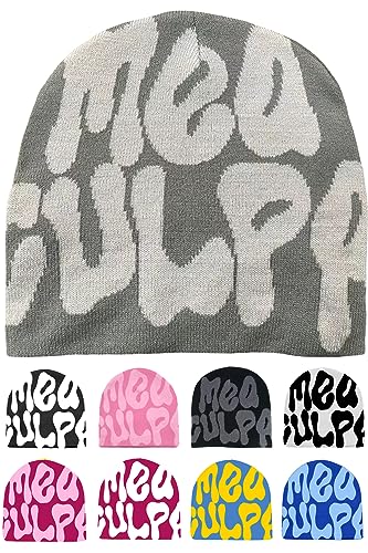 HAILTH Y2K Women's Beanies Wool Acrylic Knitted Hat Women Hats Beanie Wireless Winter Knit Hat Warm Knitted Cap Casual Skullies Outdoor