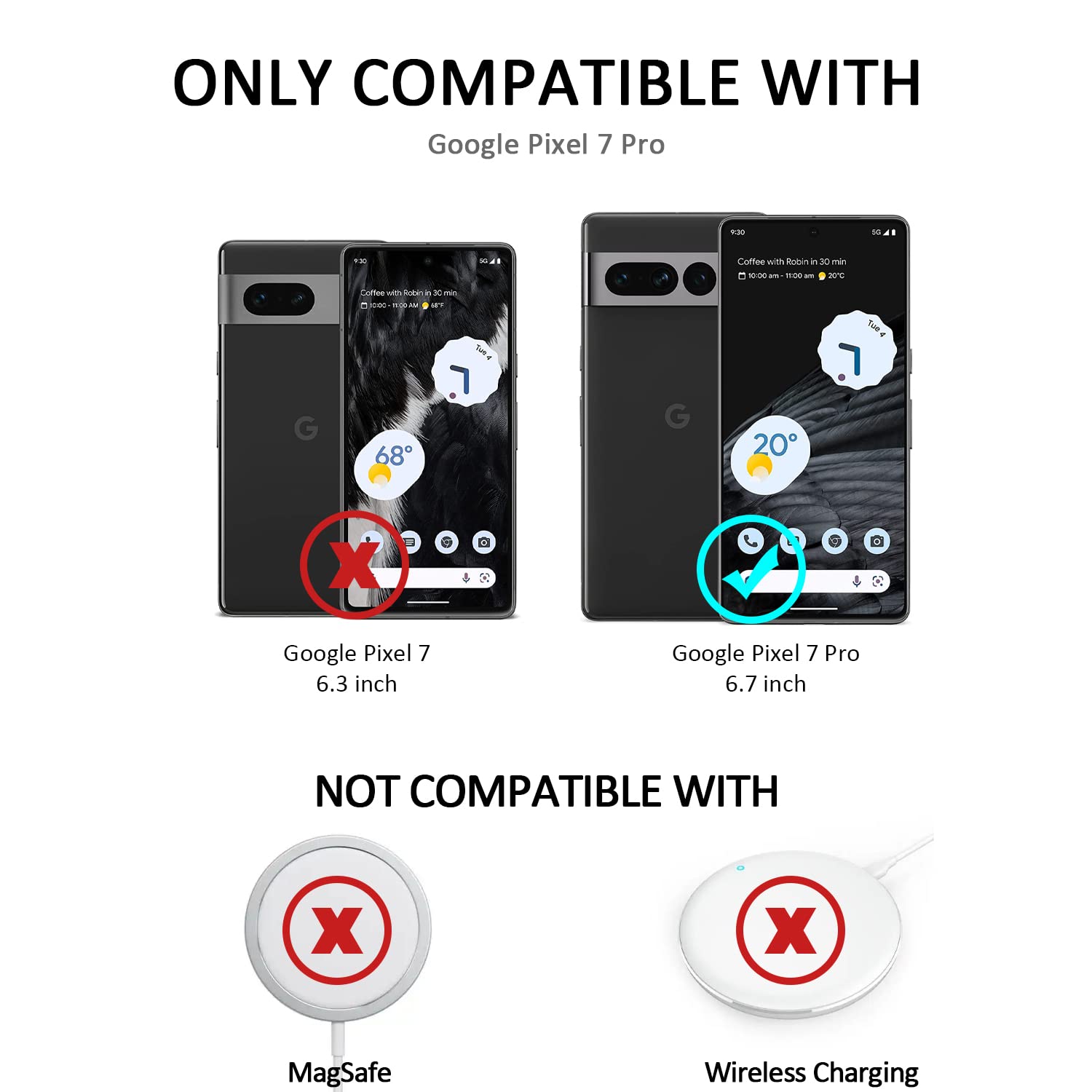 Nvollnoe Google Pixel 7 Pro Case, Purple Heavy Duty Protective Sturdy Rotate Ring Kickstand Phone Case with Sliding Camera Cover, Military Grade, TPU+PC 2 in 1 Construction