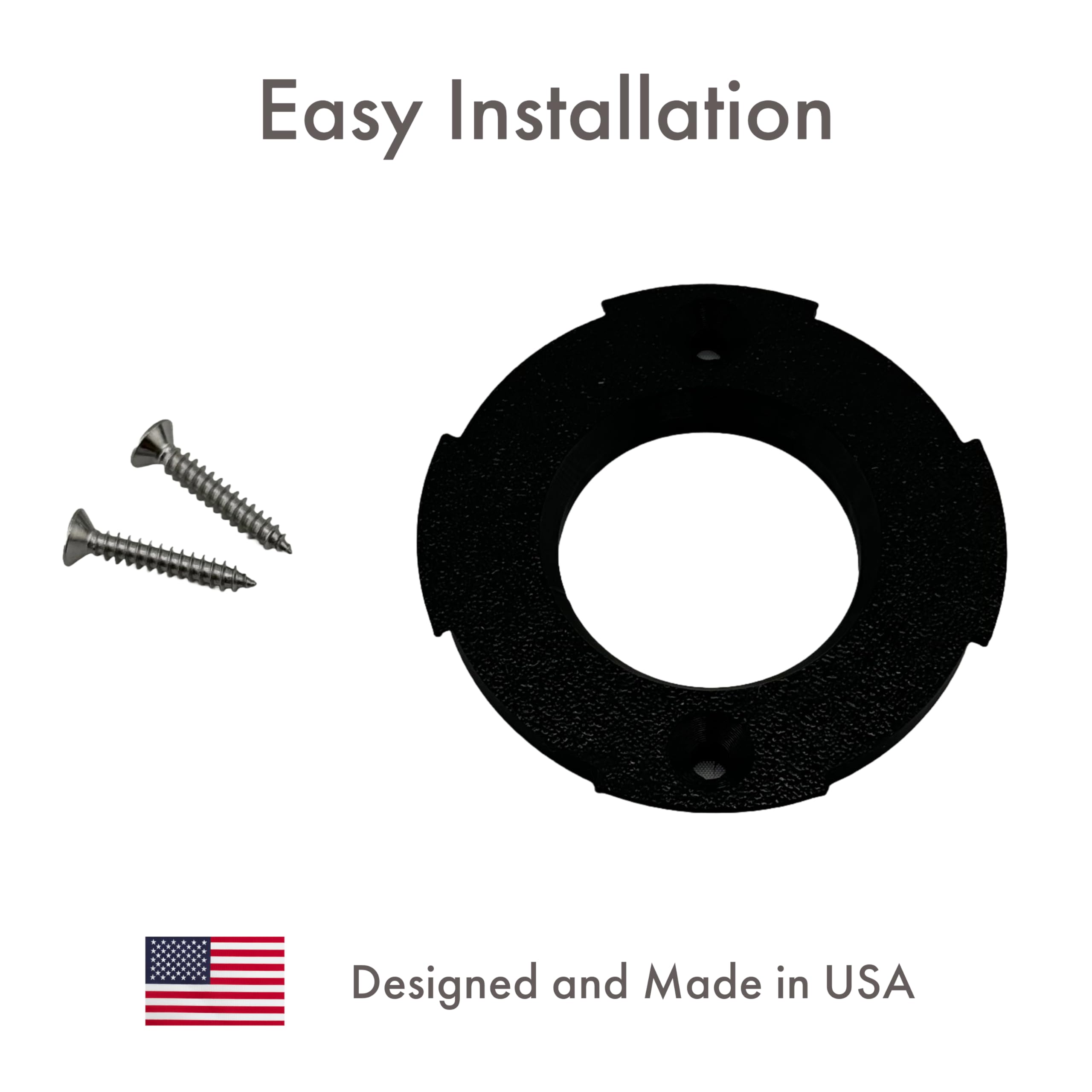 Mavnek Wall Mount Replacement Plate for Google Nest Outdoor Camera (battery) Locking Collar for Magnetic base, Wireless Cam and Base Not Included