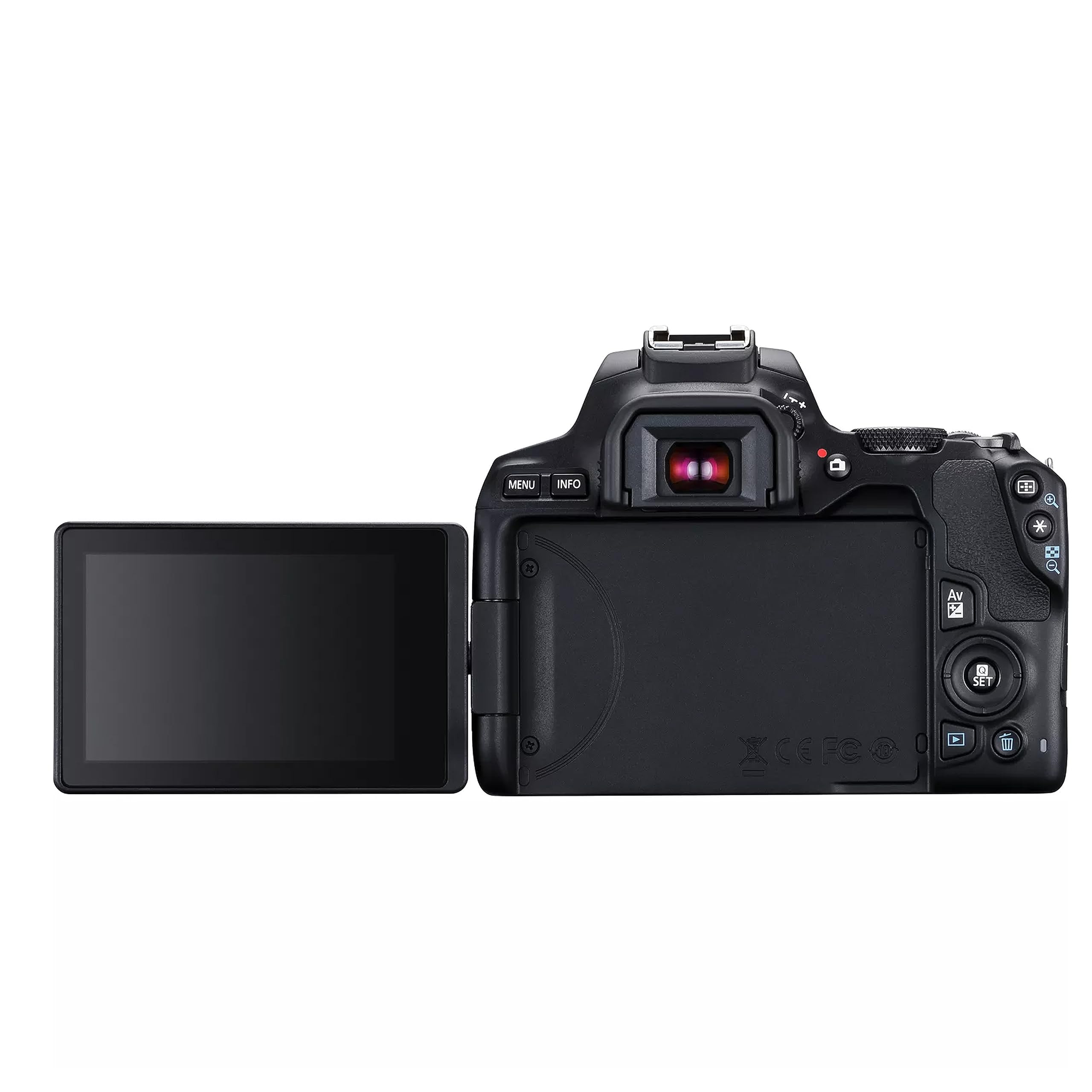 Canon EOS 250D / Rebel SL3 DSLR Camera w/EF-S 18-55mm F/4-5.6 STM Zoom Lens + 55-250mm f/4-5.6 is STM Lens + 64GB Memory, Case, Tripod, Flash, Remote, and More (34pc Bundle) (Renewed)