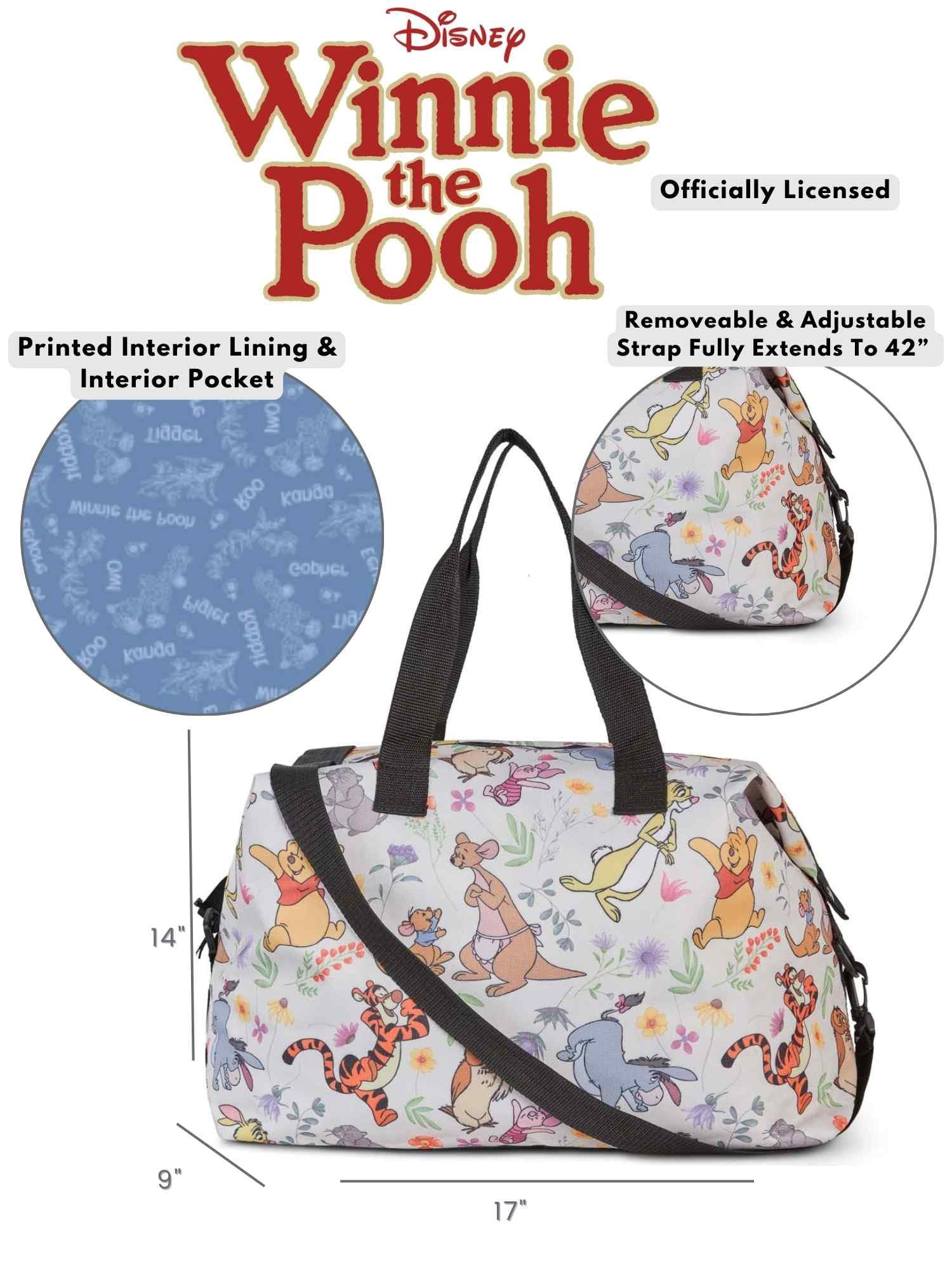 Disney Women Tote Bag, Winnie The Pooh Friends, Rozmiar Uniwersalny