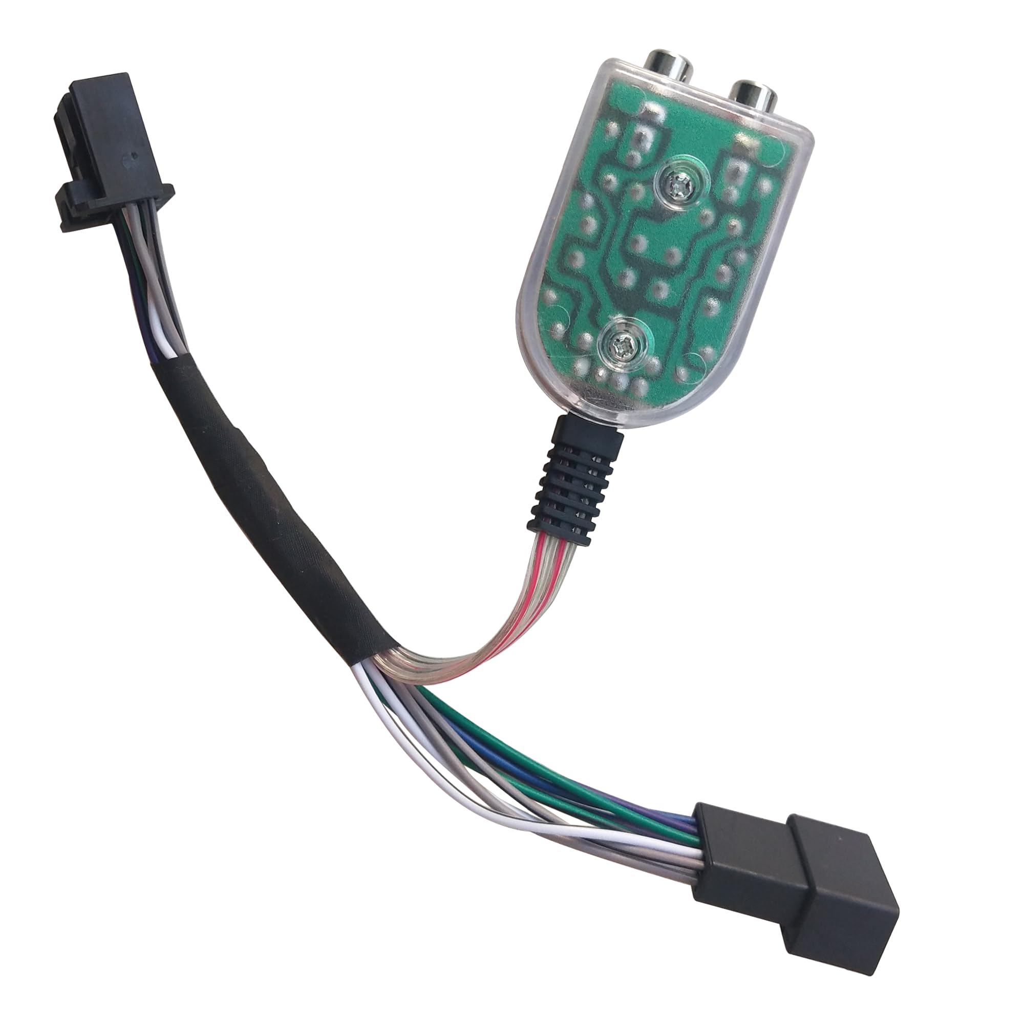 SMOHOOL Radio System Amp Subwoofer Amplifier Wire Harness Adapter Interface with Impedance Converter for Toyota Camry Tacoma Sienna RAV4 Avalon Tundra Corolla
