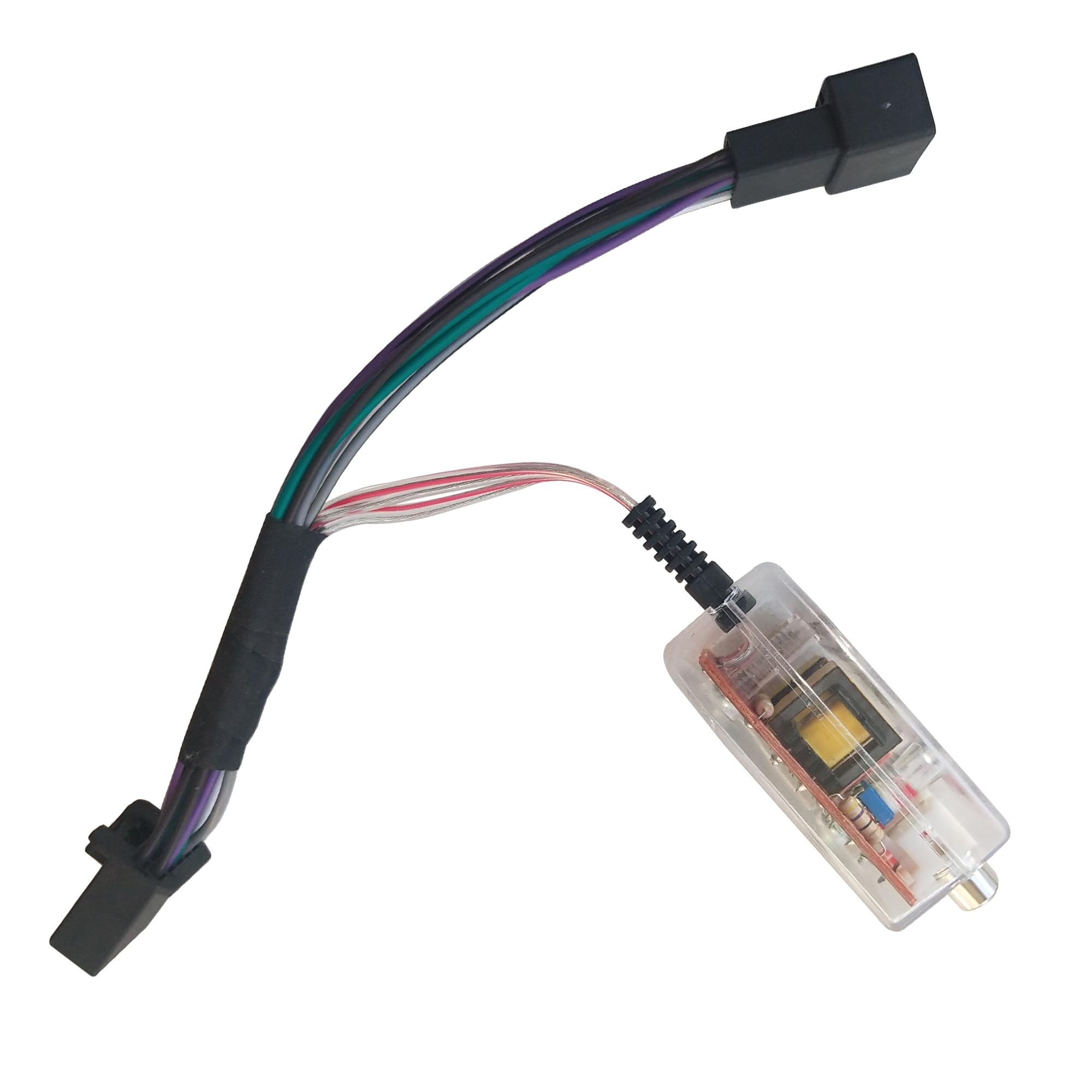SMOHOOL Radio System Amp Subwoofer Amplifier Wire Harness Adapter Interface with Impedance Converter for Toyota Camry Tacoma Sienna RAV4 Avalon Tundra Corolla