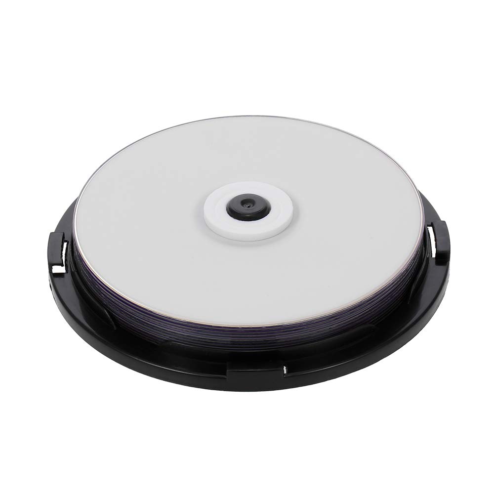 HUIOP DVD Disc, 10PCS 215MIN 8X DVD+R DL 8.5GB Blank Disc Customizable DVD Disk for Data & Video