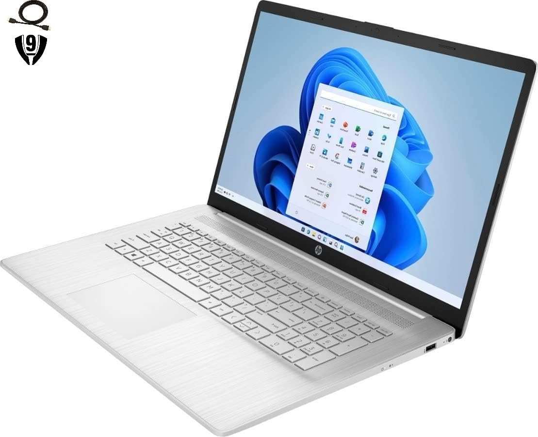 HP 17.3" HD Touchscreen Laptop, AMD Ryzen 5 7530U (6-Core) Processor, AMD Radeon Graphics, 64GB RAM 1TB SSD, Bluetooth, HDMI, 720p HD Camera, Wi-Fi 6, Numeric Keypad, Windows 11 Home, Silver