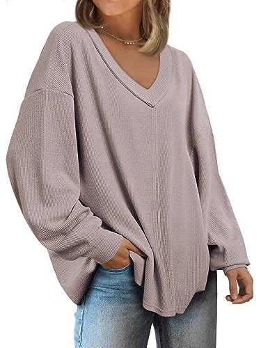 Trendy Queen Womens Oversized Sweatshirts Sweaters Casual Pullover Loose Long Sleeve Tops Shirts Clothes