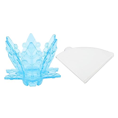 Pour over Coffee Dripper, Food Grade PP Coffee Filter Easy to Use Reusable for Drinking (Blue)