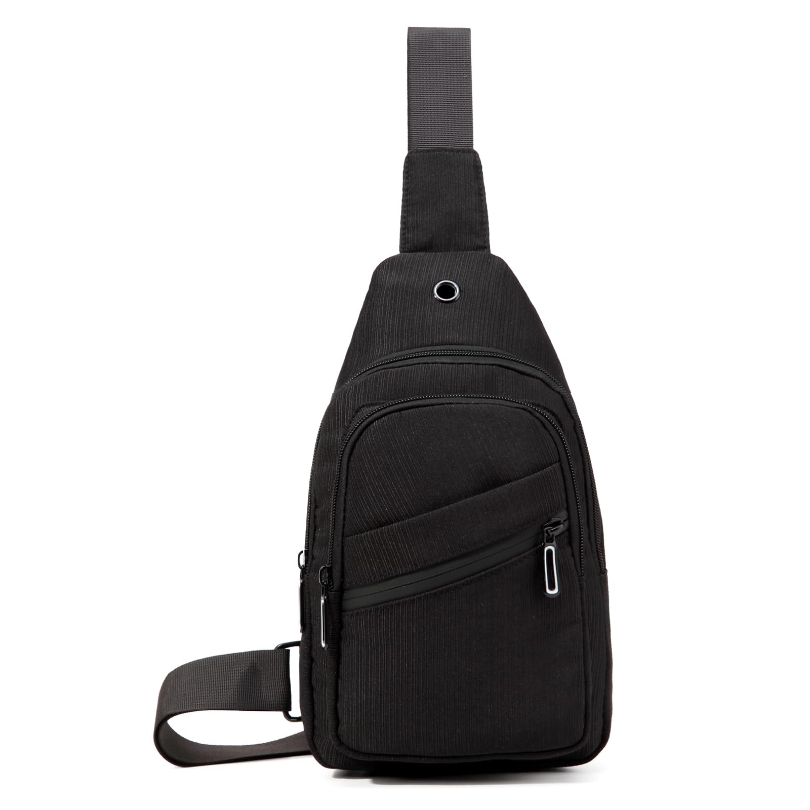 EVANCARY Small Crossbody Sling Bag Sling Backpack, Chest Bag Daypack Fanny Pack Cross Body Bag for Travel Outdoors Hiking