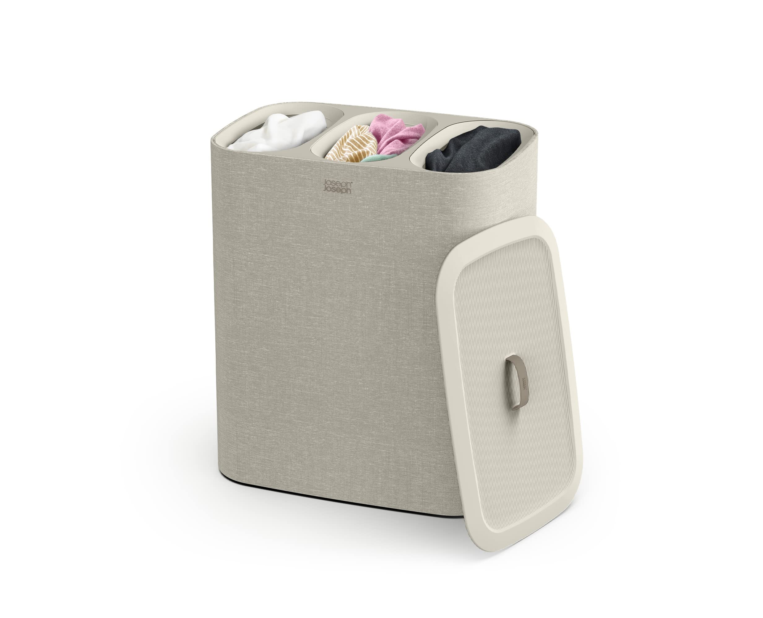 Joseph Joseph Tota Laundry Hamper Separation Basket with Removable Bags and Folding Ironing Board