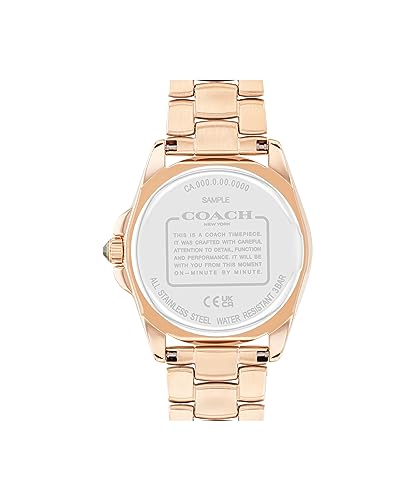 Coach Greyson Women's Watch | Enhancing Elegance for Every Event | Water Resistant (Model 14504275)
