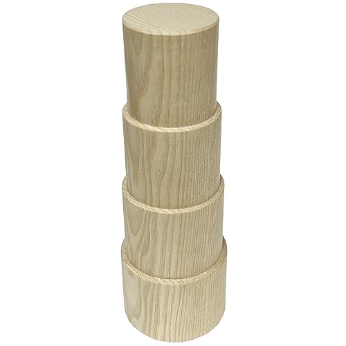 Round Bracelet Bangle Mandrel Stepped Wooden Shaping Dent Jewellery Making Tool (455)
