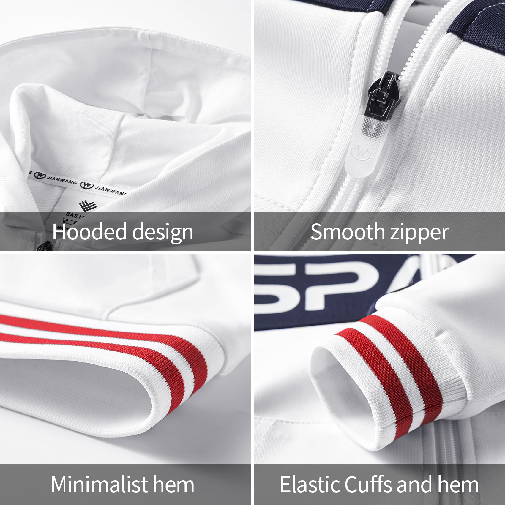 BASICDOT Boys Tracksuit Zip Up Sweat Jacket & Sweatpants Clothing Set 2 Piece Outfits Jogging Set BAS-004-7-8T