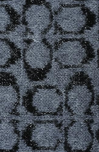 Coach Women's Metallic Signature C Jacquard Scarf, Black, One Size