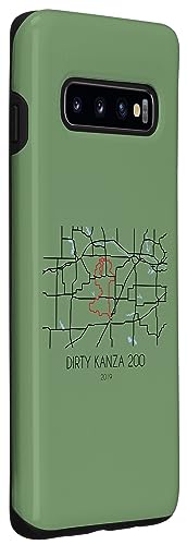 Galaxy S10 Dirty Kanza 200 Flint Hills, Emporia Map Case