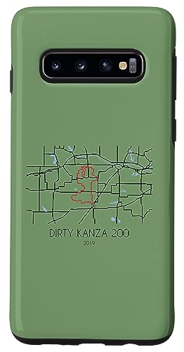 Galaxy S10 Dirty Kanza 200 Flint Hills, Emporia Map Case