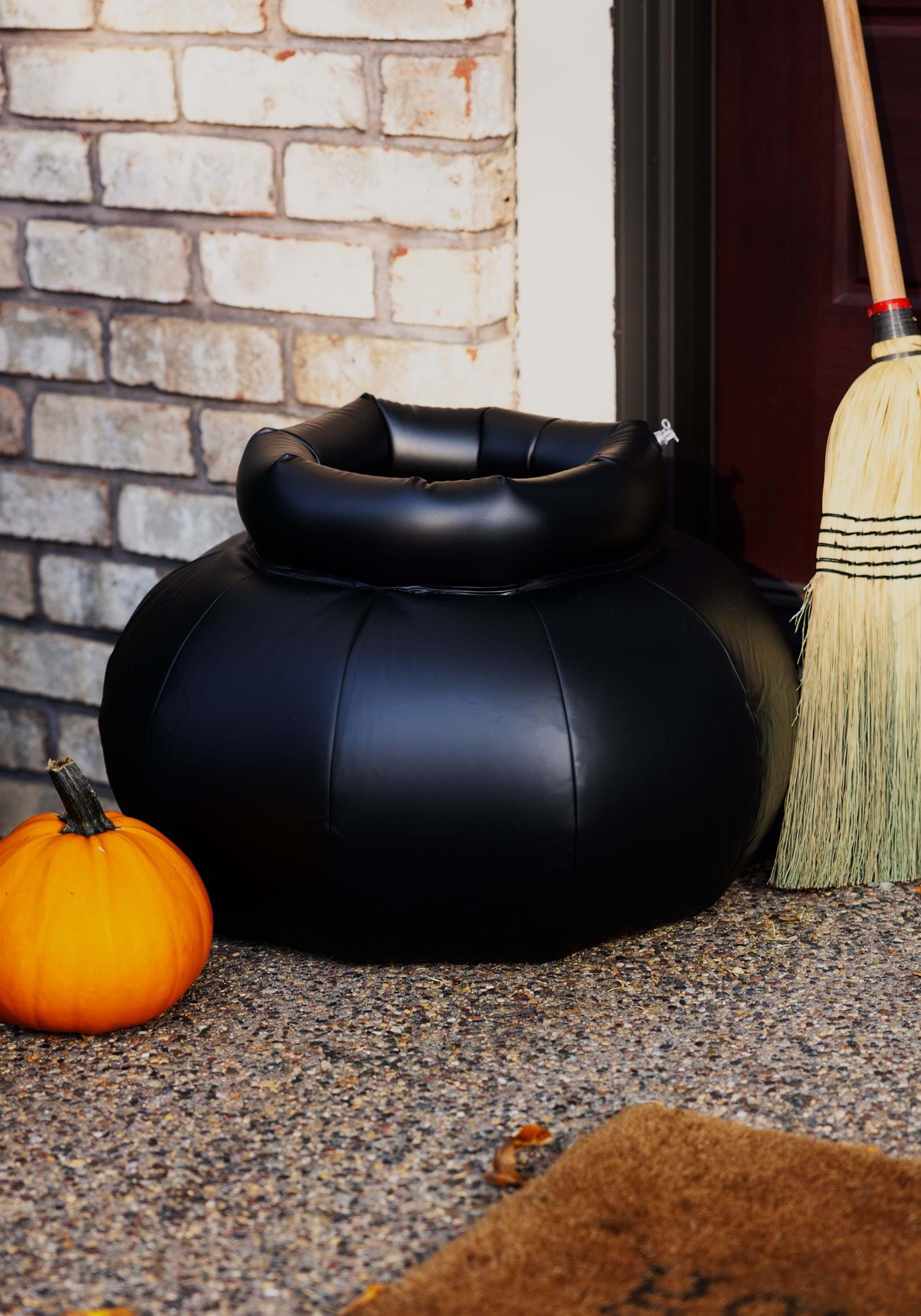 FUN Costumes 2FT Inflatable Witch Cauldron Outdoor & Indoor Decoration, Blow-Up Vinyl Candy Holder Display Decor Standard