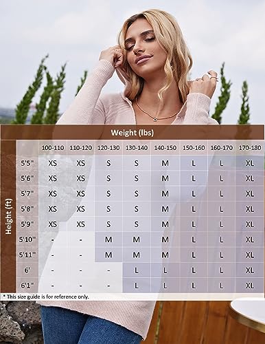 AmélieBoutik Women Hooded V Neck Raglan Long Sleeve Sweater Knit Top (Pink X-Large)