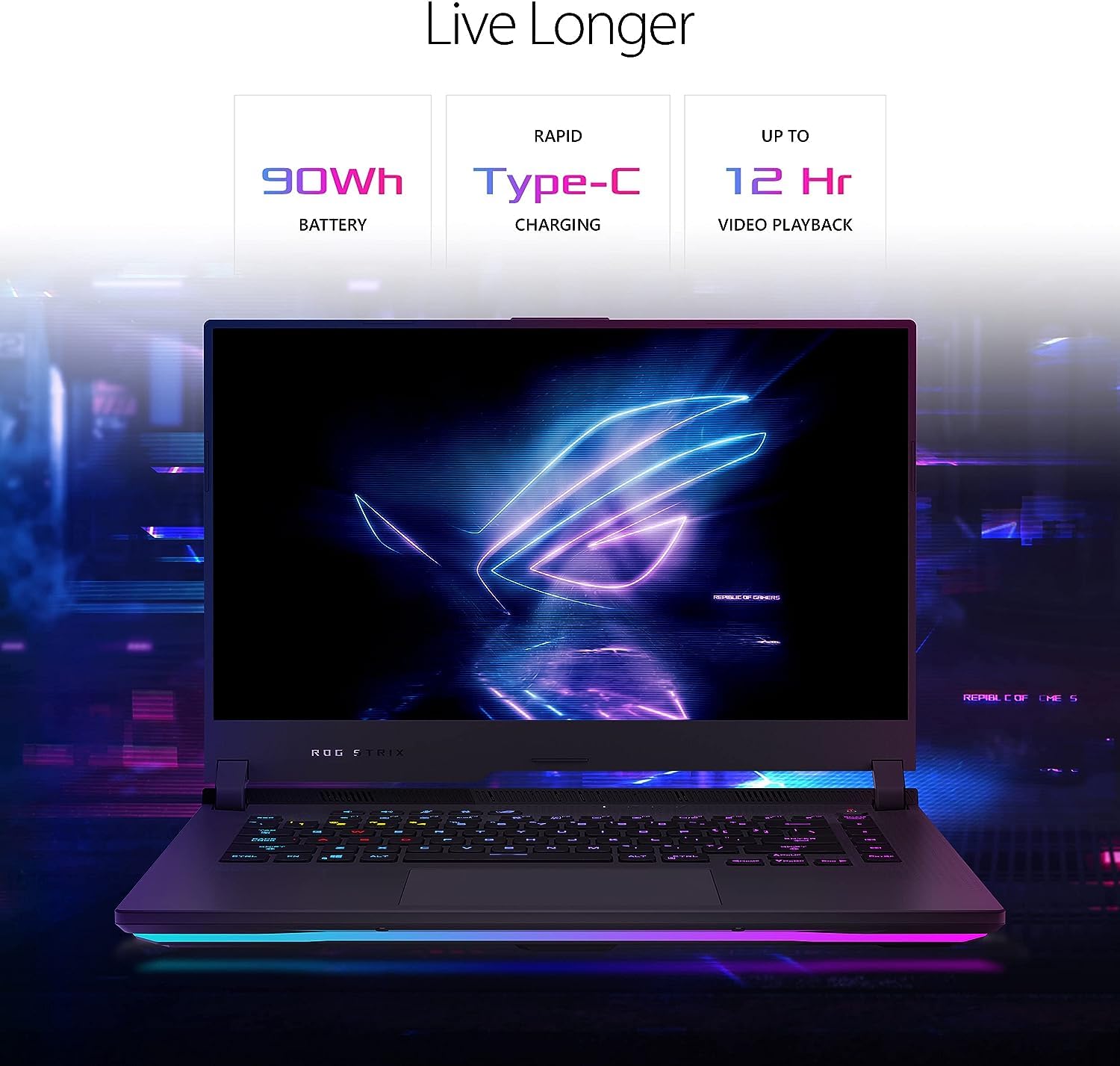 ASUS ROG Strix G15 15.6" FHD Gaming Laptop, NVIDIA GeForce RTX 3060, AMD Ryzen 7 4800H Processor, 32GB RAM 1TB SSD, Backlit Chiclet Keyboard 4-Zone RGB, Windows 11 Home, Gray