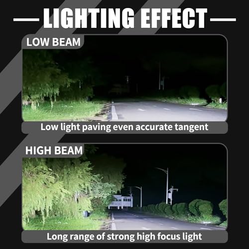 HUOKEDS for Toyota Tacoma 2016-2023 LED Lights Bulbs Combo, 6pcs Super Bright 6000K White High & Low Beam and Fog Lights LED Blubs Package