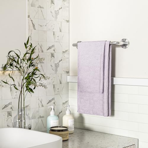 AmazerBath 12 Inch Bathroom Towel Bar, Towel Rack for Bathroom, 304 Stainless Steel Bath Hand Towel Holder Organizer Wall Mounted Rustproof Towel Rod for Kitchen, Brushed Nickel