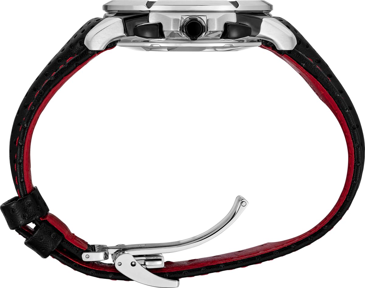 SEIKO Coutura Red Chronograph Leather Watch SSB435