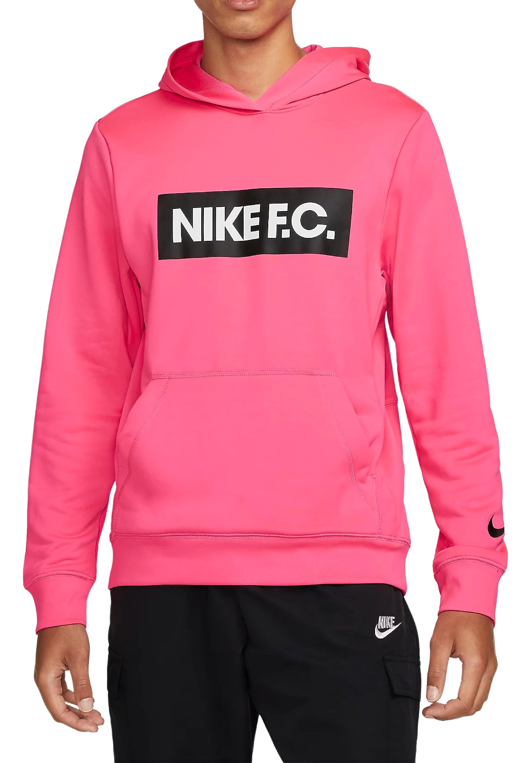 Nike Mens F.C. Active Hoodie Sz Medium Pink