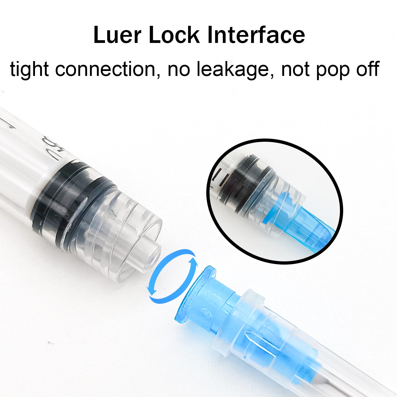 Careach 30 Packs 3mL Syringe with Needles 23 Gauge 1inch, Scientific Labs, Measurement, Individually Wrapped