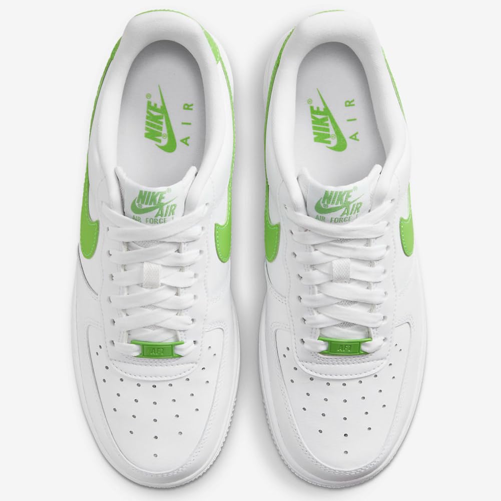 NIKE Women's Sneakers, White Green, 6.5